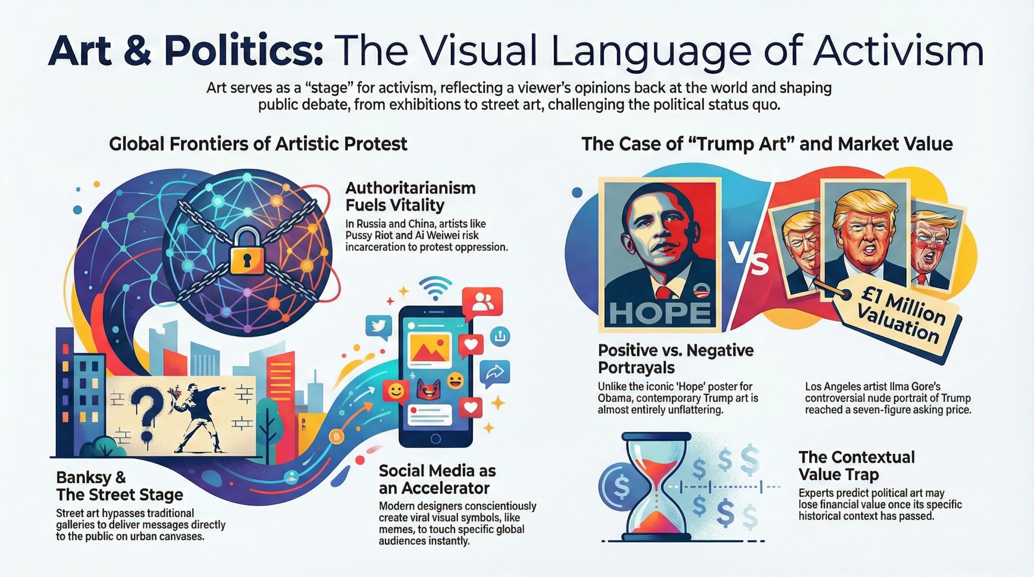 Art, Paintings & Politics: the link between the two in 2026