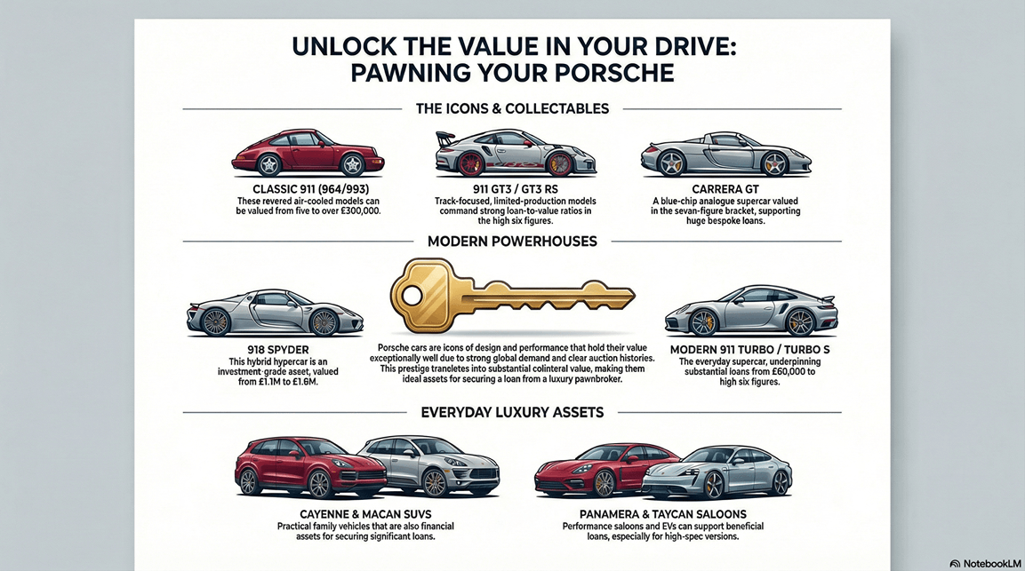 10 Porsche Models You Can Pawn Today at Luxury Pawn Shops