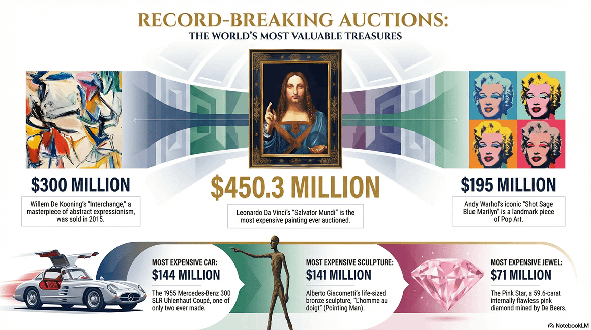 Top 33 Most Expensive Auction Items In the World as of 2026