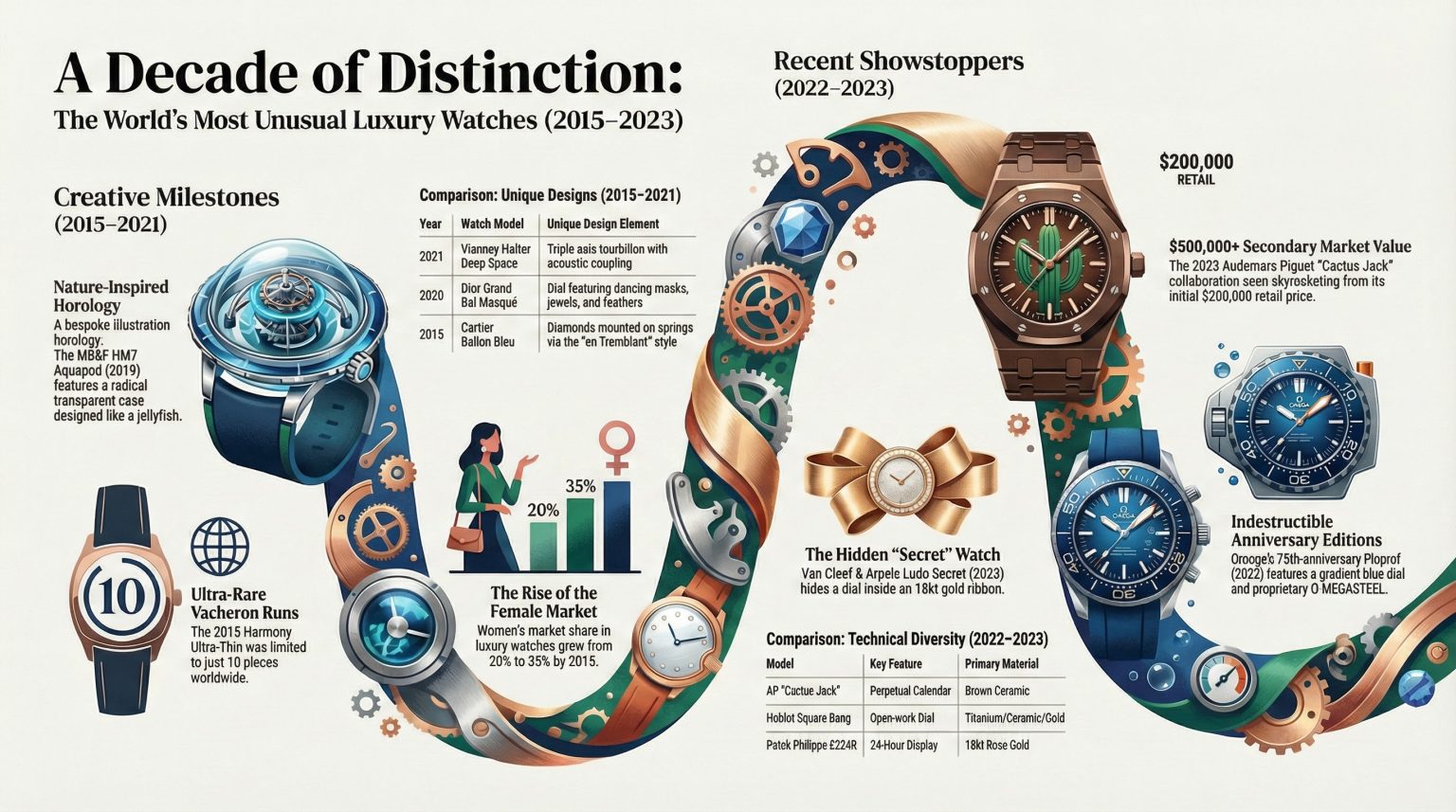 The Coolest & Most Unusual Men & Women Watches in Last 9 Yrs